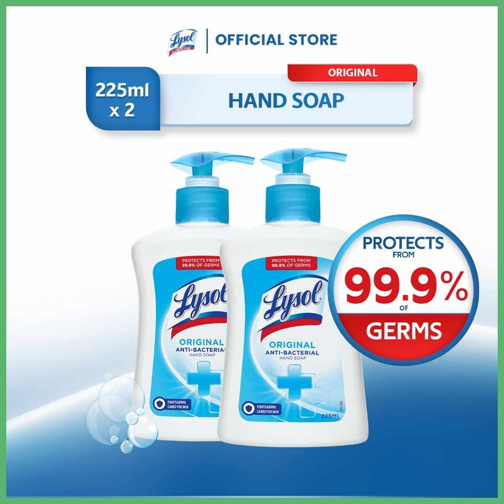 Lysol:f/Antibacterial}u[Hand`T;Soap&Original&225ml&Twin&Pack | Shopee ...