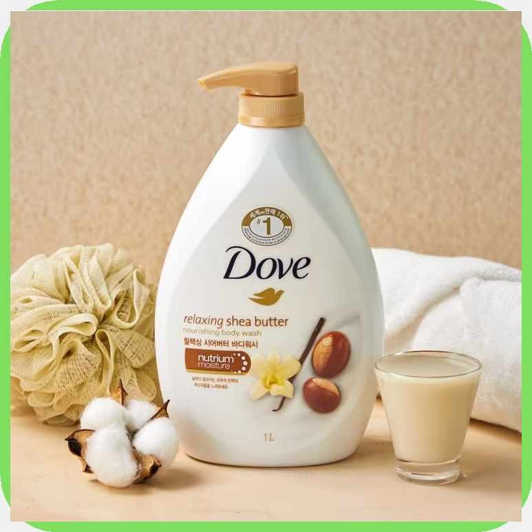 DOVE/f}Relaxing'Yc/Shea~Ap?Butter*Gt?Body*gK?Wash*Cd?1L*wx?(imported*xl ...