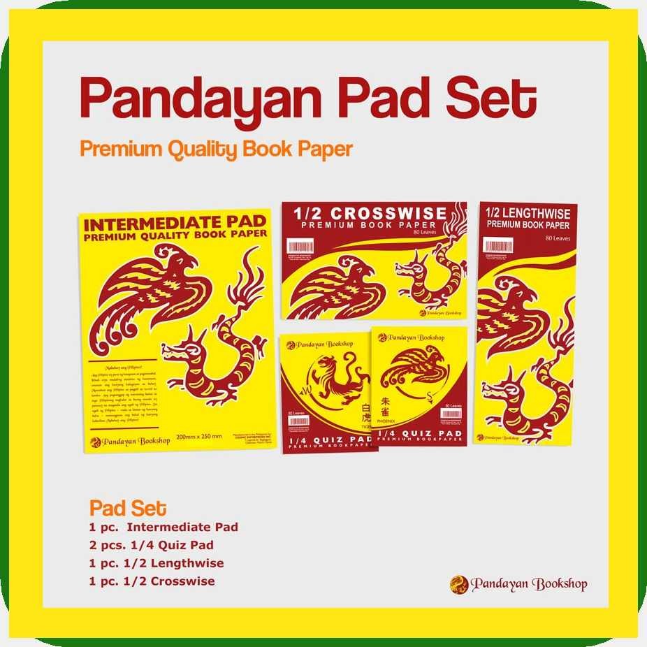 Product image Pandayan$jL@Intermediate;HR.Paper>Nf)Pad}ay)Set}Qk)(All ...