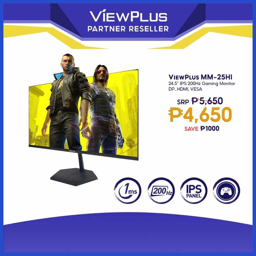 Viewplus`LI)MM-25HI,=K24.5”-kIPS-M200Hz-NGaming-QMonitor-vDP,-EHDMI ...