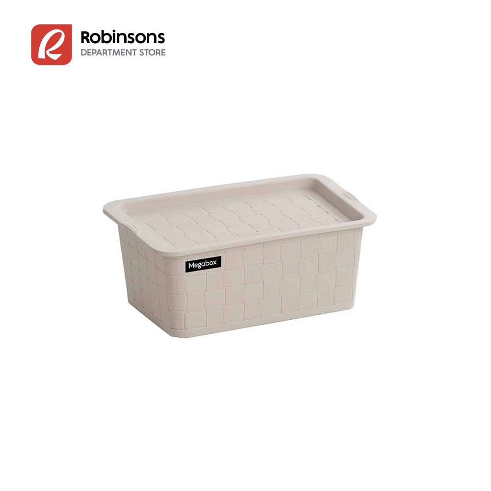 Megabox Storage Box Boho Small (Beige) | Shopee Philippines
