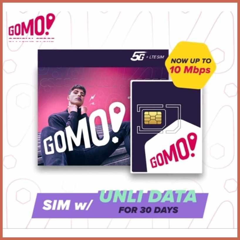 GOMO'j)SIM?h$WITH/aU^30/dJ^DAYS/pC^UNLIMITED/ON^DATA | Shopee Philippines