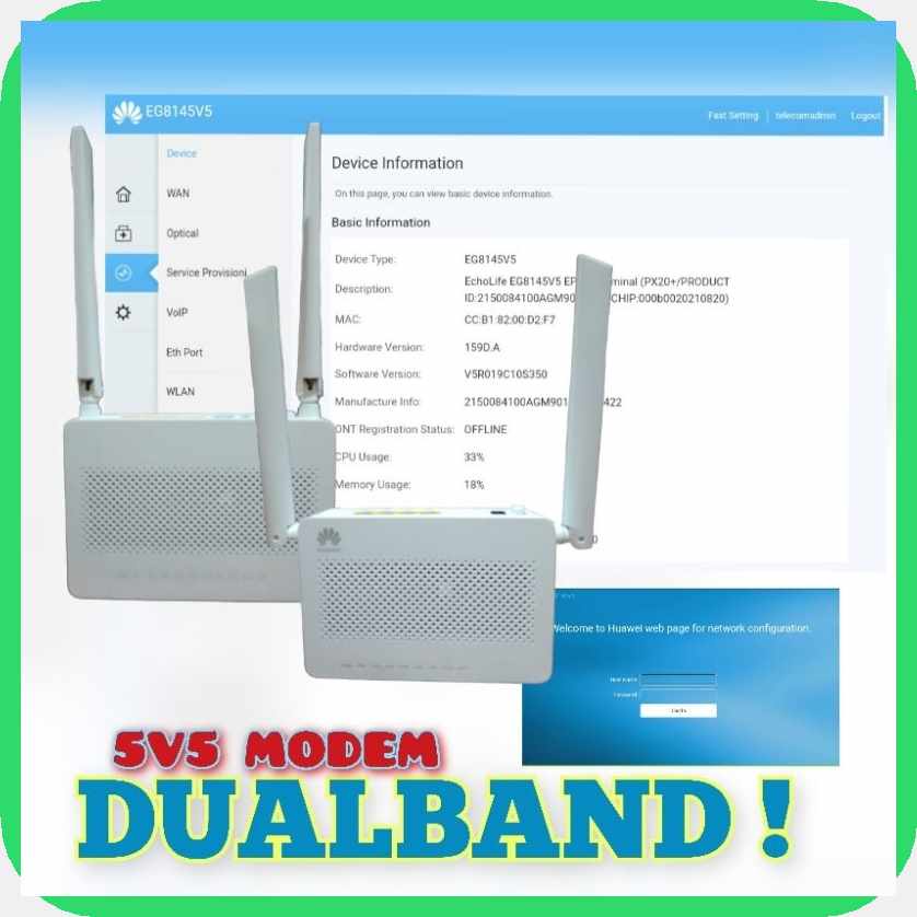 5V5*z~MODEM[l$USED}Q>()J>FLASH/REFLASH)H>))y>EPON*vv?READY | Shopee ...