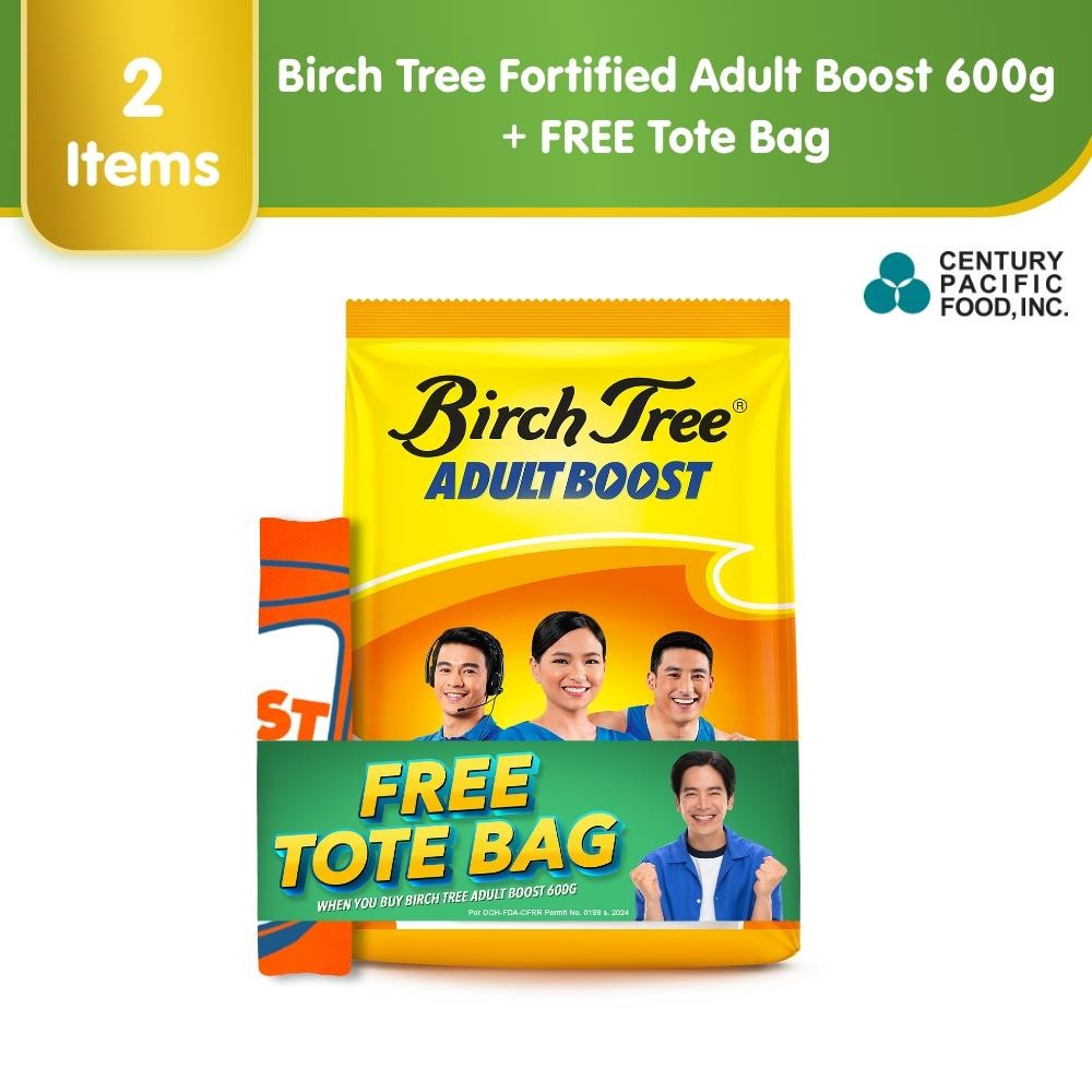 Birch Tree Fortified Powdered Milk Adult Boost 600g + Free Tote Bag ...