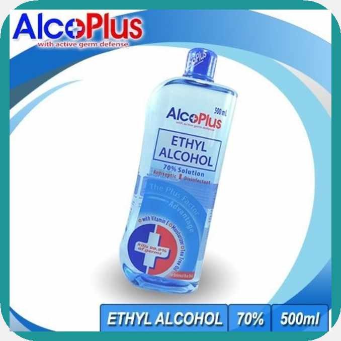 AlcoPlus:nf%Ethyl%Gl:Alcohol%kq:70%&500ml | Shopee Philippines