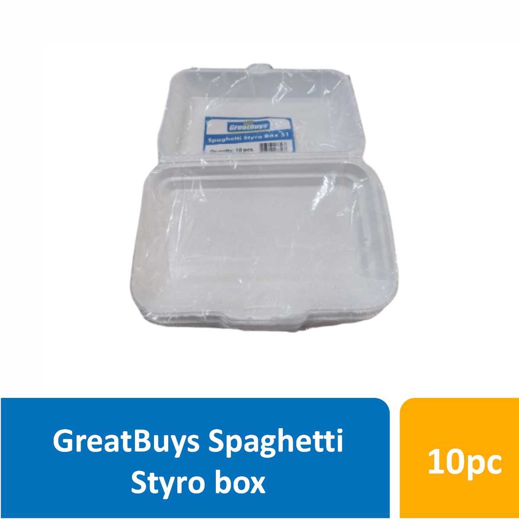 GreatBuys Spaghetti Styro Bo x 10's | Shopee Philippines