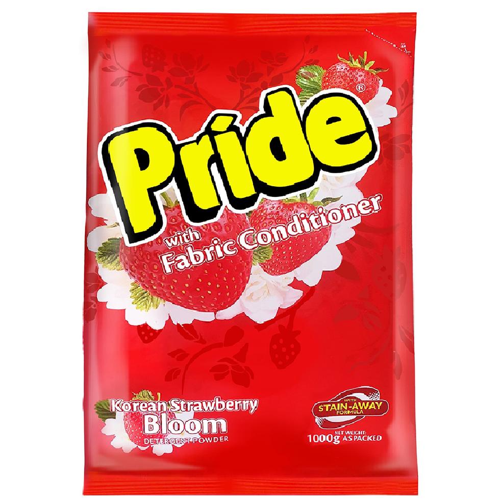 Pride Detergent Powder Korean Strawberry Bloom With Fabric Conditioner ...