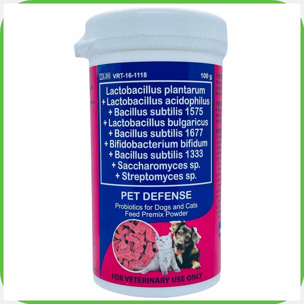 PET.mC*DEFENSE!Ew;Performance`Y&Enhancer`P&Probiotics`jA&for`My&Dogs`IP&and`lR&Cats 100g ...