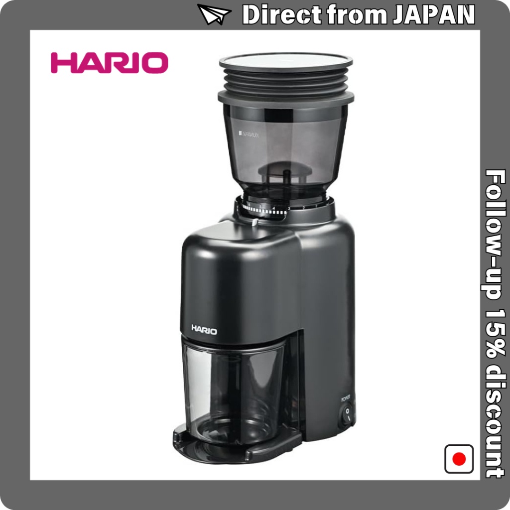 HARIO V60 Electric Coffee Grinder Compact N [ EVCN-8-B ] 【Direct from ...
