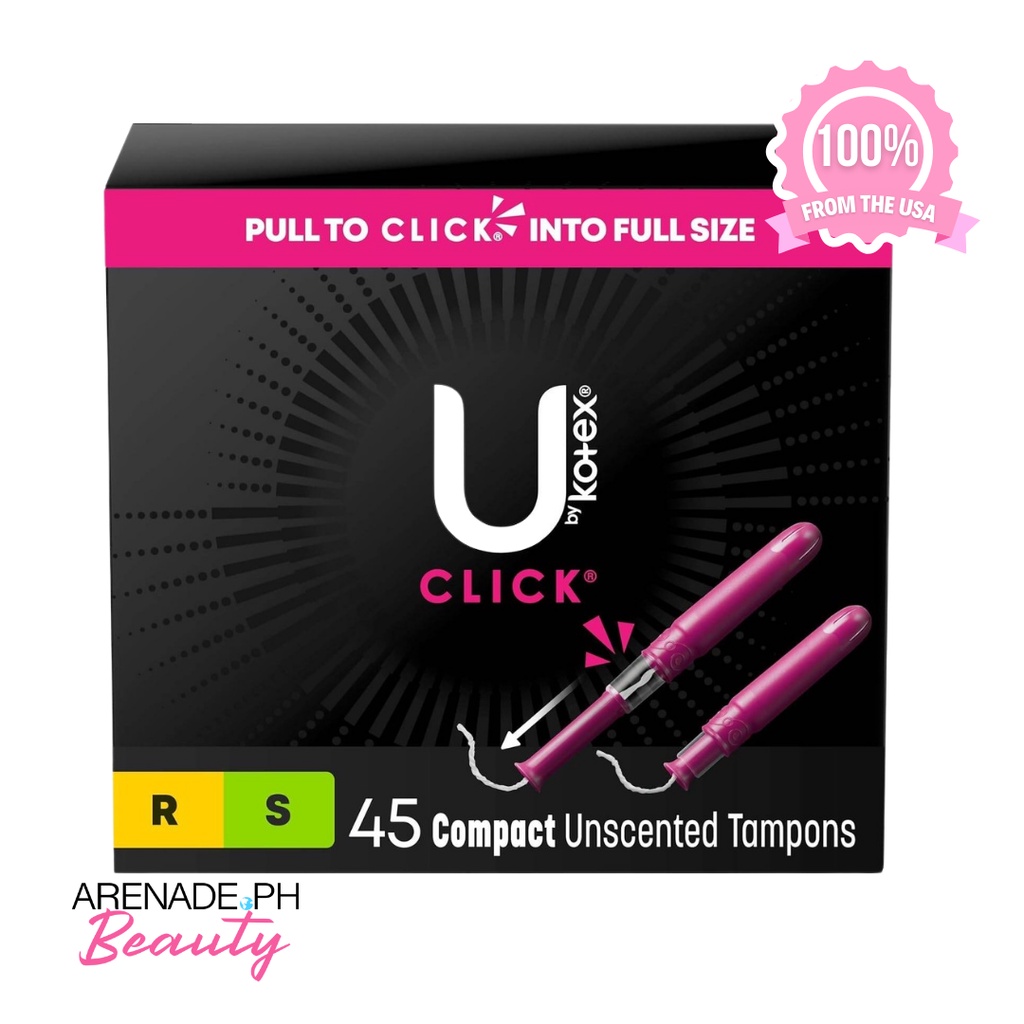 U by Kotex Compact Unscented Tampons (45 Count) | Shopee Philippines