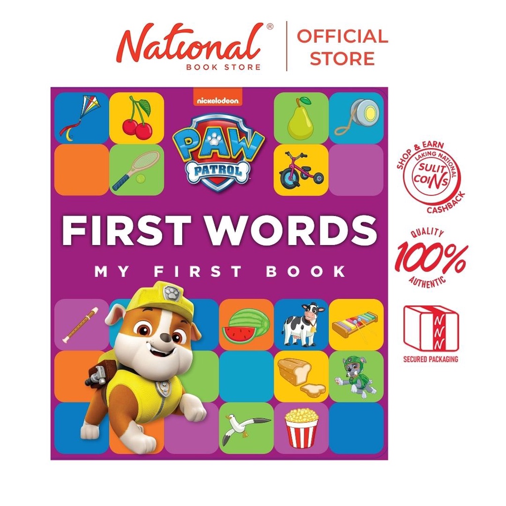 Paw Patrol: Early Learning First Words Tab by Sergio Szwarcberg - Board ...