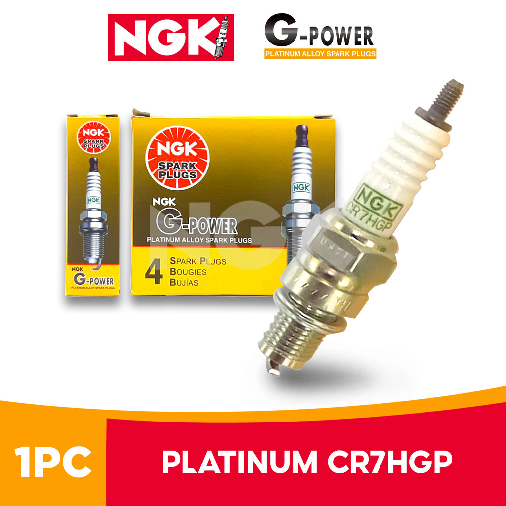 NGK SPARK PLUG G-POWER for AXR 110, Cevira 110, Free LX 115 CR7HGP ( 1 ...