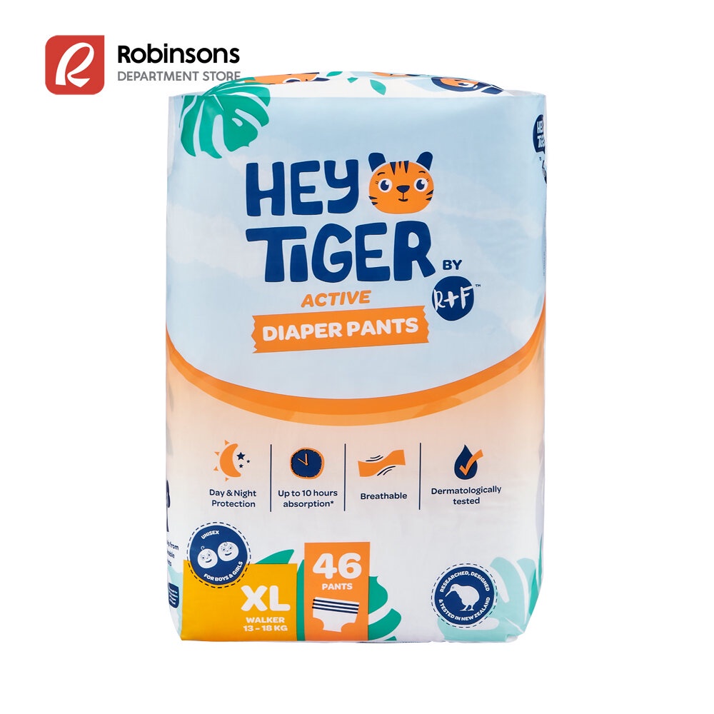 Hey Tiger Active Diaper Pants Jumbo Pack - XL 46 pads | Shopee Philippines