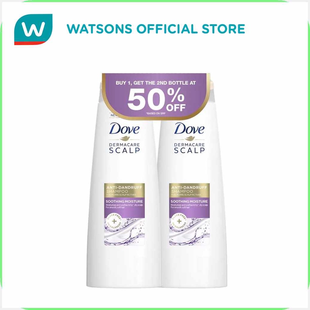 DOVE?GF`W]Dermacare}Q>Anti-Dandruff)H>Scalp)m>Soothing)M>Moisture)B>Shampoo)n>320ML BUY 1 GET ...