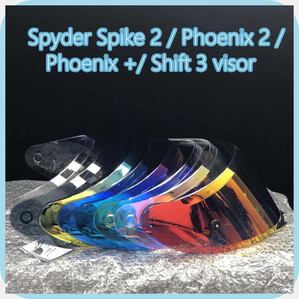 Spyder)XR~Visor[Ab#Lens}c>for)f>Spike)U>2)c>Helmet | Shopee Philippines