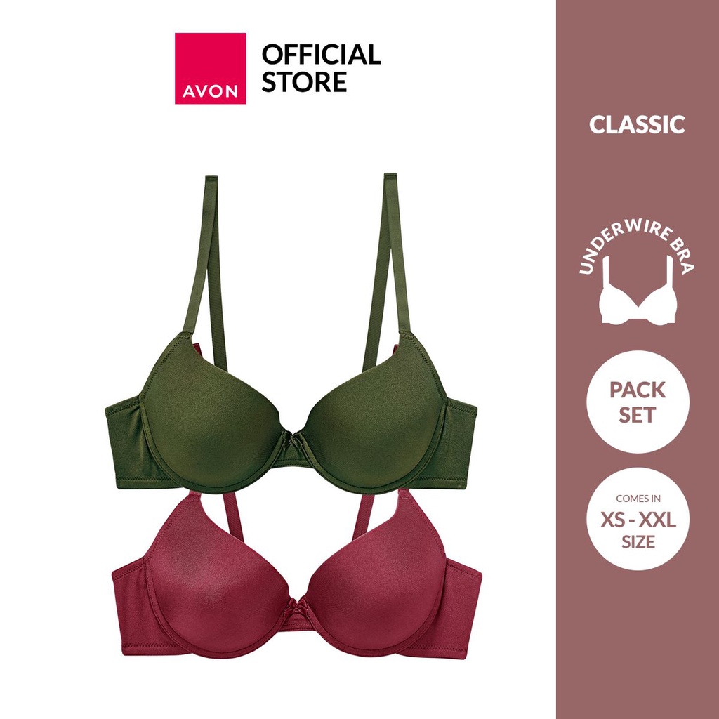 Avon Classic | Lana Moulded Bra (2 pcs Bra Set) | Women's | Shopee ...
