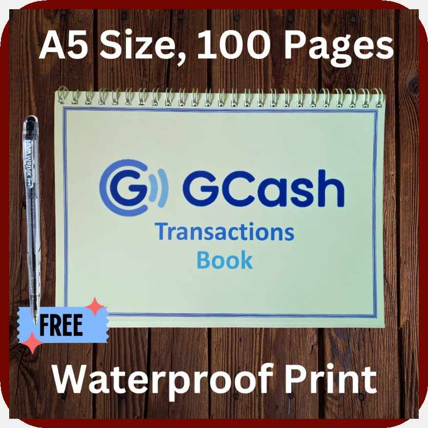 GCASH;c%Tracker#hd,|`N;GCASH&Transactions&Record&Book&|&Waterproof ...
