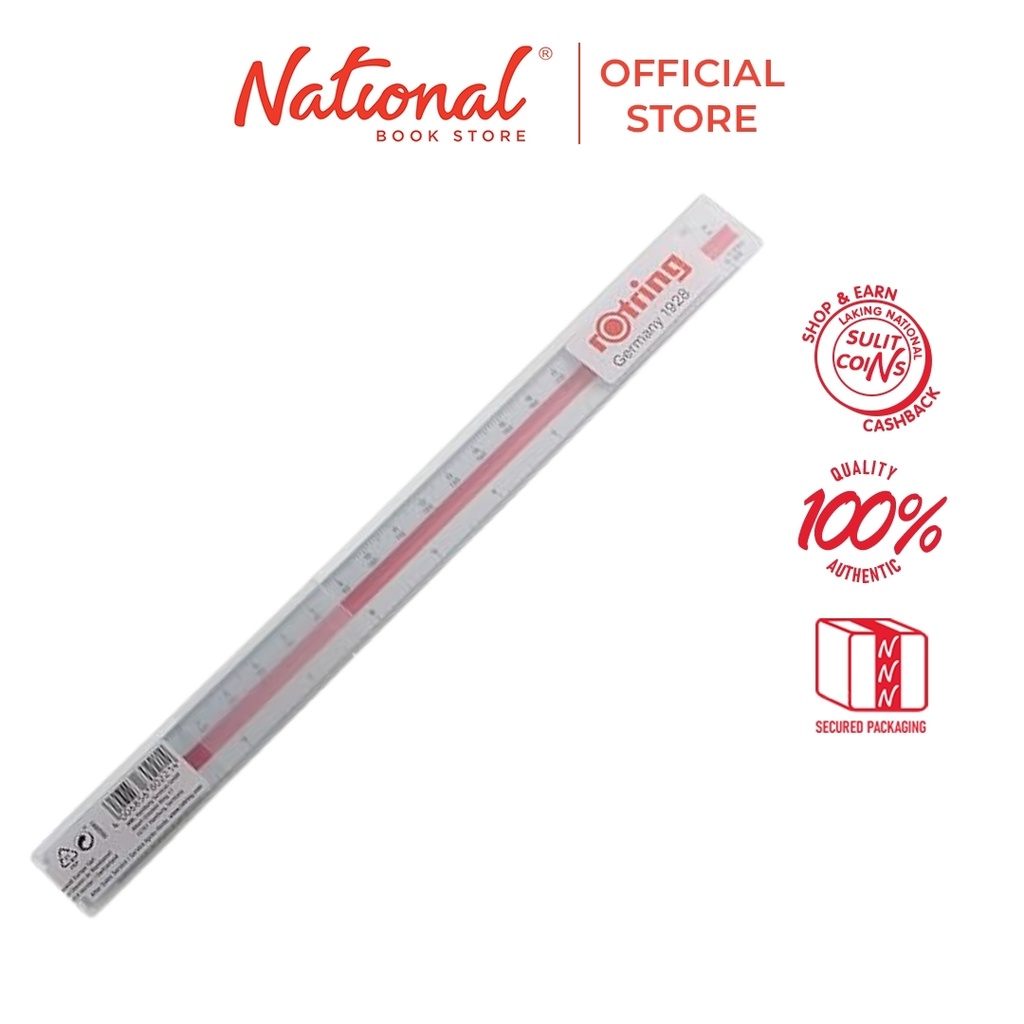 Rotring Triangle Scale Architect 120 802020 - Scales | Shopee Philippines