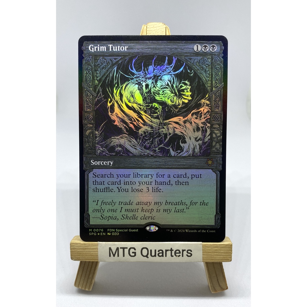 Pr0xy Card - Grim Tutor #76 (Showcase Foil) | Special Guests (SPG) | Shopee Philippines