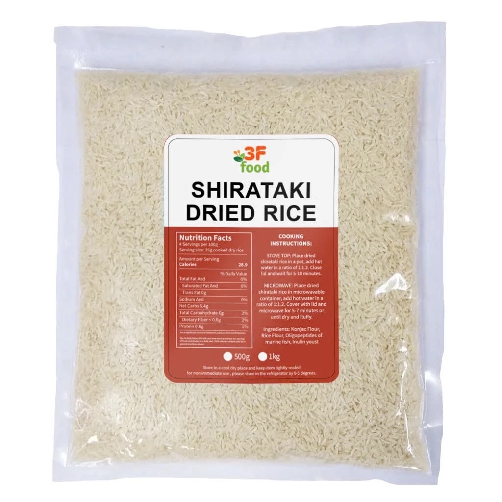 3F Food Dried Shirataki Rice DAILY FINES Keto / Low Carb Diet Healthy ...