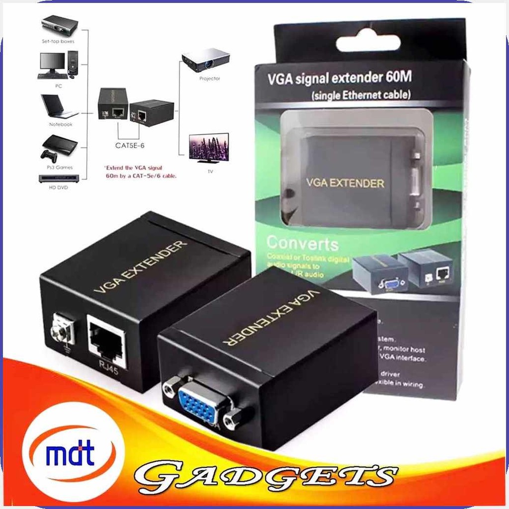VGAm;Signal+b#Extender(SI|60M=Cn|Amplifier=Ch|Signal=oS|RJ45=Ch|CAT-5e ...
