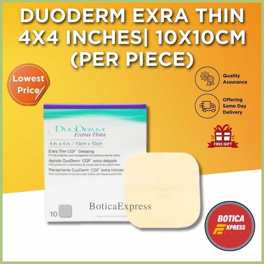 Duoderm^f|Extra.L&Thin+Fy@fX@DD@mF@GN@V 4×4 (sold per piece) | Shopee ...