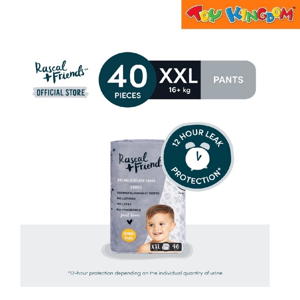 Rascal + Friends Diaper Pants Jumbo Pack XXL 40 Pads | Shopee Philippines