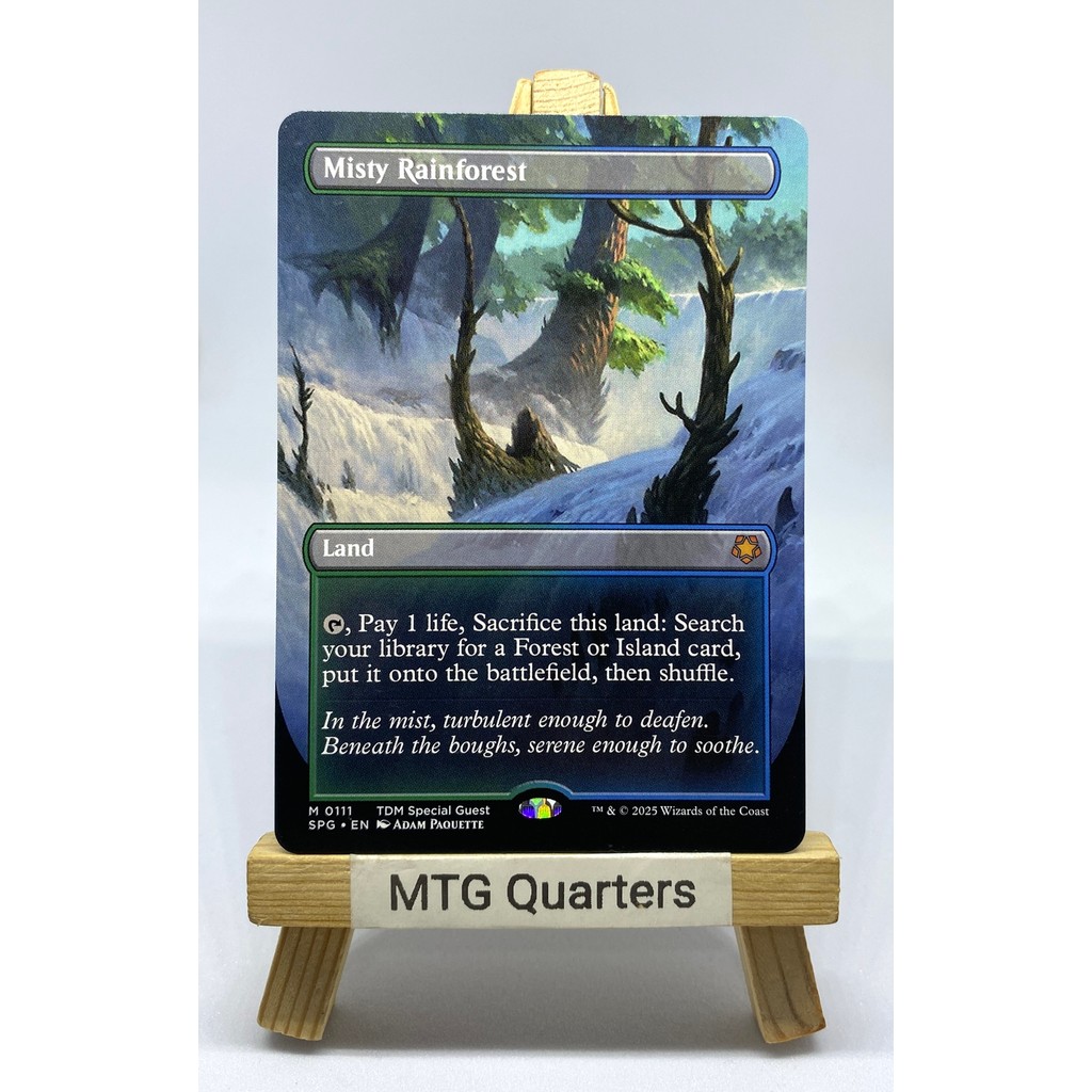 Pr0xy Card - Misty Rainforest #111 (Borderless) | Special Guests (SPG ...