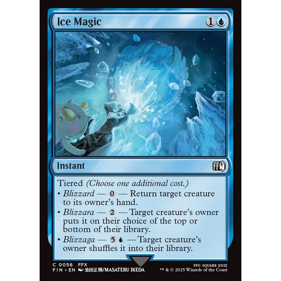 Ice Magic FIN Final Fantasy MTG | Shopee Philippines