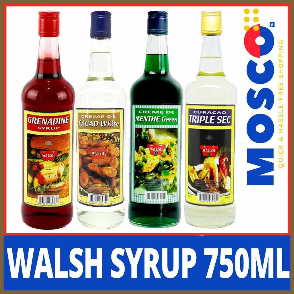 Walsh?u^Syrup{U)750ml$cs^/oY^Grenadine/jl^Syrup/Sx^Creme/Vw^De/rC^Cacao ...