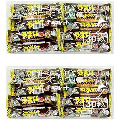Yaokin Umaibo Chocolate 30 Sticks x 2 Bags (60 Sticks)【Direct from ...