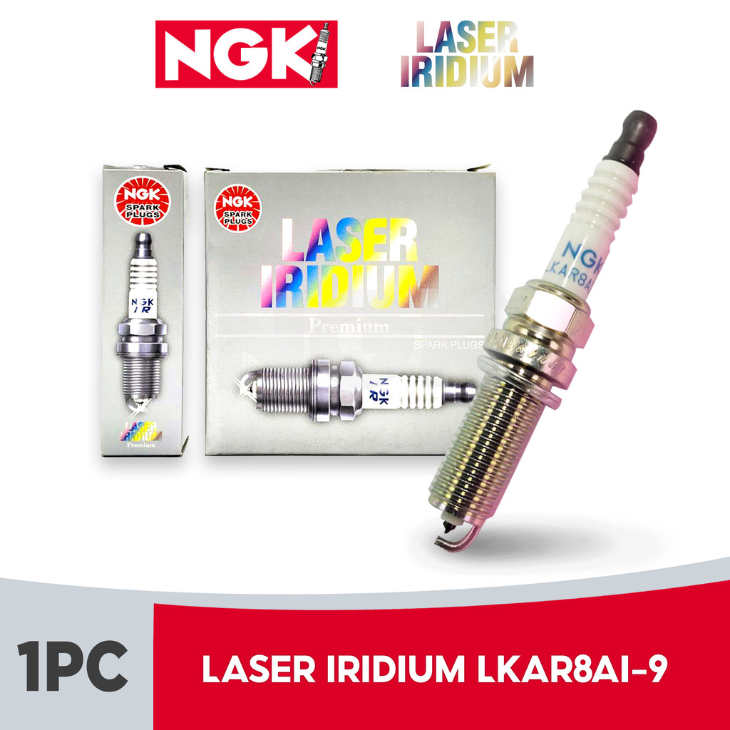 NGK SPARK PLUG LASER IRIDIUM for ROUSER NS 200/RS 200, DOMINAR 400 LKAR8AI-9 ( 1 PC ) | Shopee ...