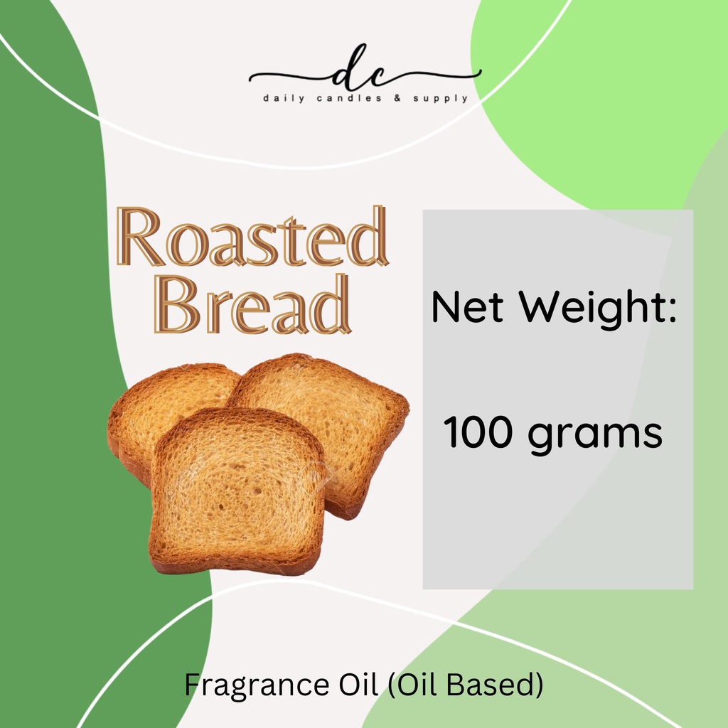 Daily Candles | 100 grams ROASTED BREAD FRAGRANCE OIL for Candle and ...