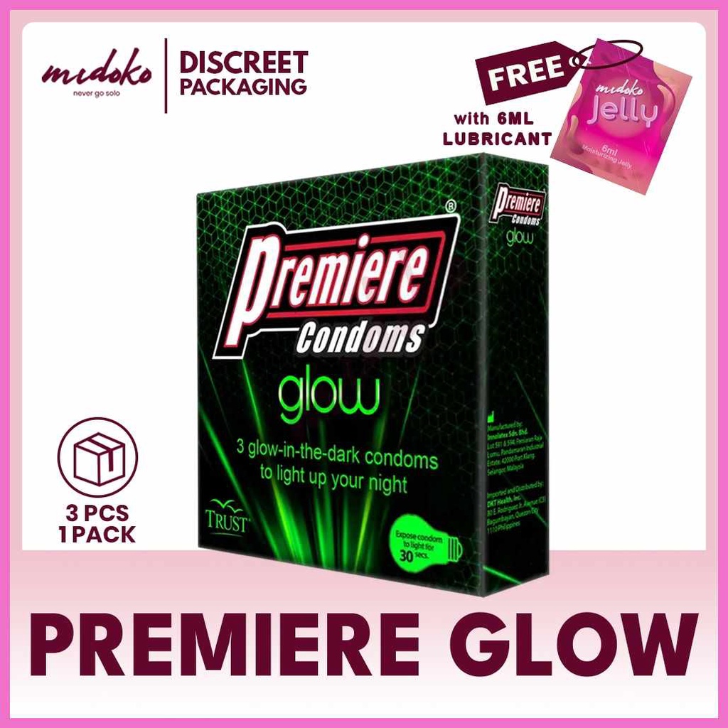 Midoko>cu/PREMIERE(I#Glow]Ei#Condoms]Ib#3s | Shopee Philippines