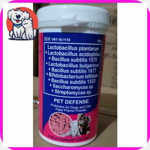 PET`v$DEFENSE@O]PROBIOTICS>A)FOR}c)DOG}D)&}P)CATS}Tz)100G | Shopee ...