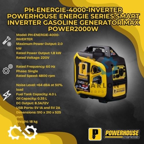 PH-ENERGIE-4000-INVERTER POWERHOUSE ENERGIE SERIES SMART INVERTER ...
