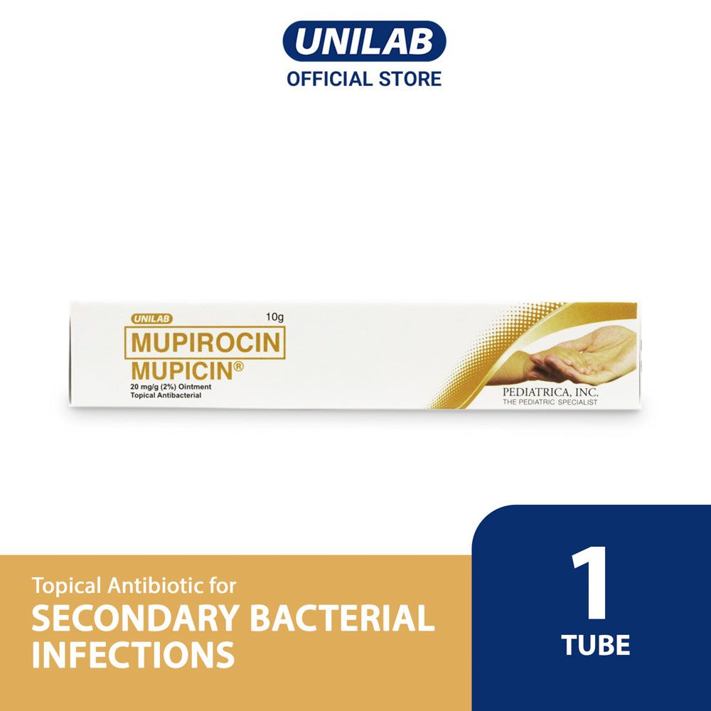 (Mupirocin) Mupicin 10g Ointment (Topical Antibiotic for secondary ...