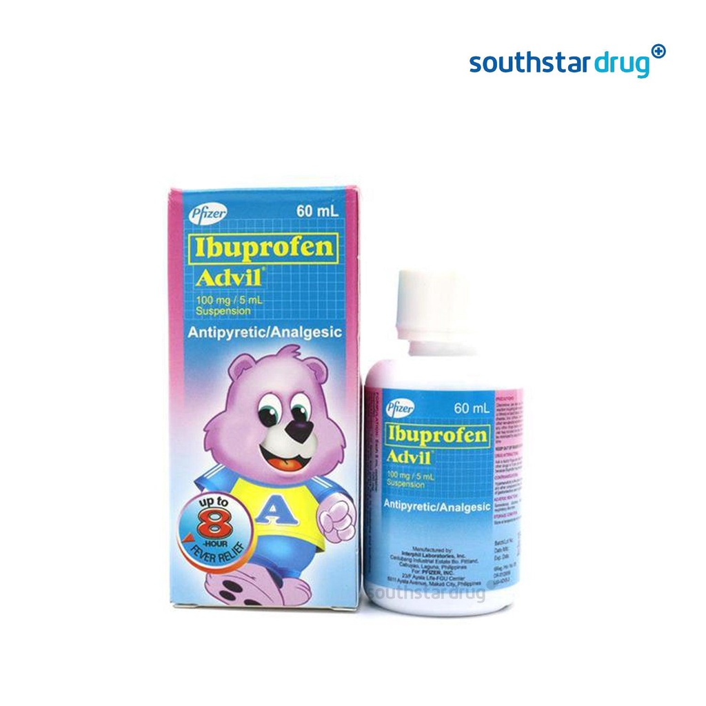 Advil Grapes 100mg/5ml Oral Suspension - 60ml | Shopee Philippines