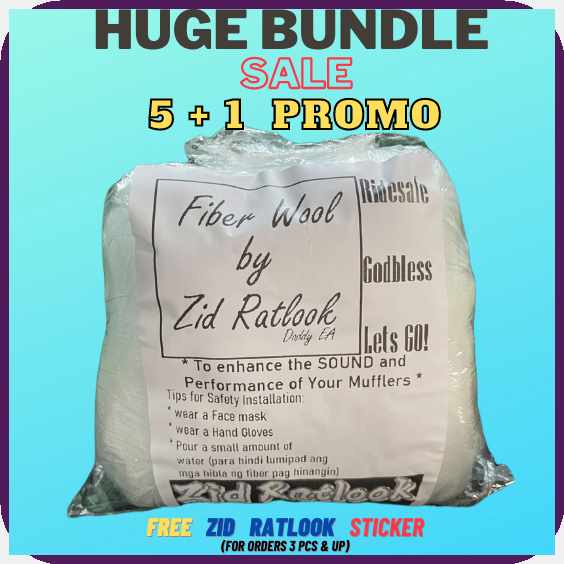 Fiber@W+Wool|Zq&for@NY+Exhaust Dh+hJ+Fj+cN+Xd+Mufflers [(5+1) for ONLY ...