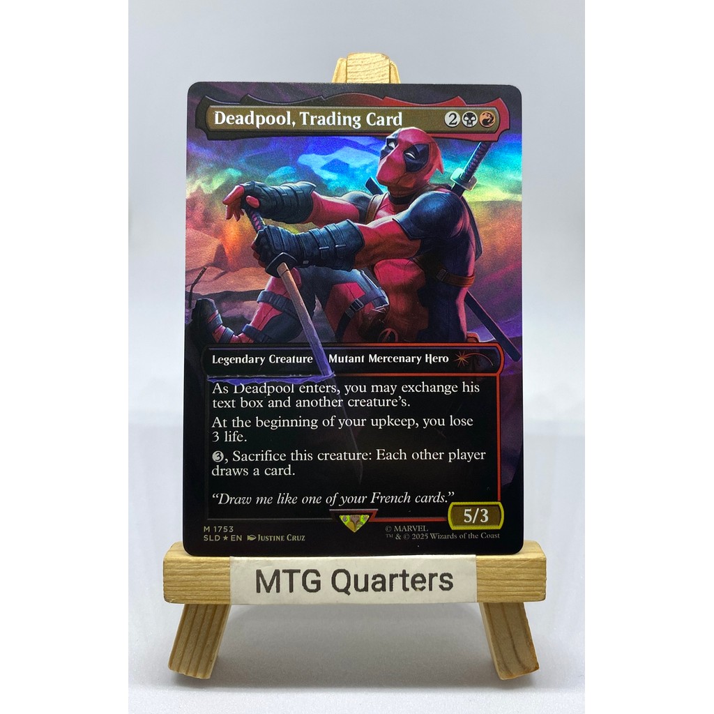 Pr0xy Card - Deadpool, Trading Card (Borderless Foil) | Secret Lair ...