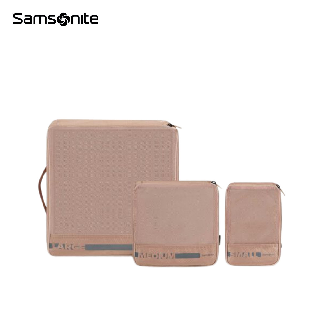 Samsonite Pack-Sized Set of 3 Packing Cubes - Rose | Shopee Philippines