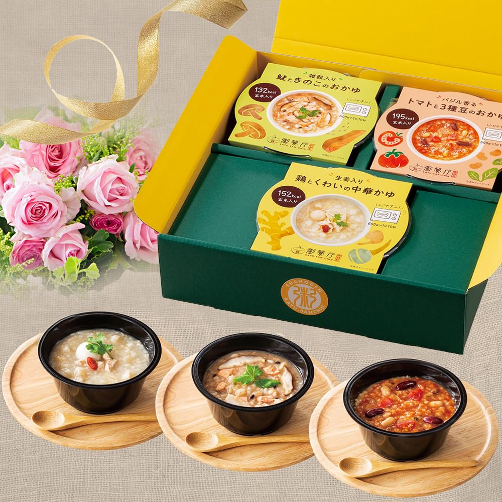 Kayu Sanchin Gourmet Porridge Gift Box Set (Chinese Chicken and Burdock ...