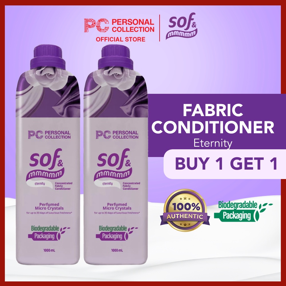 sof & mmmmm Eternity Fabric Conditioner 1000ml | Personal Collection ...