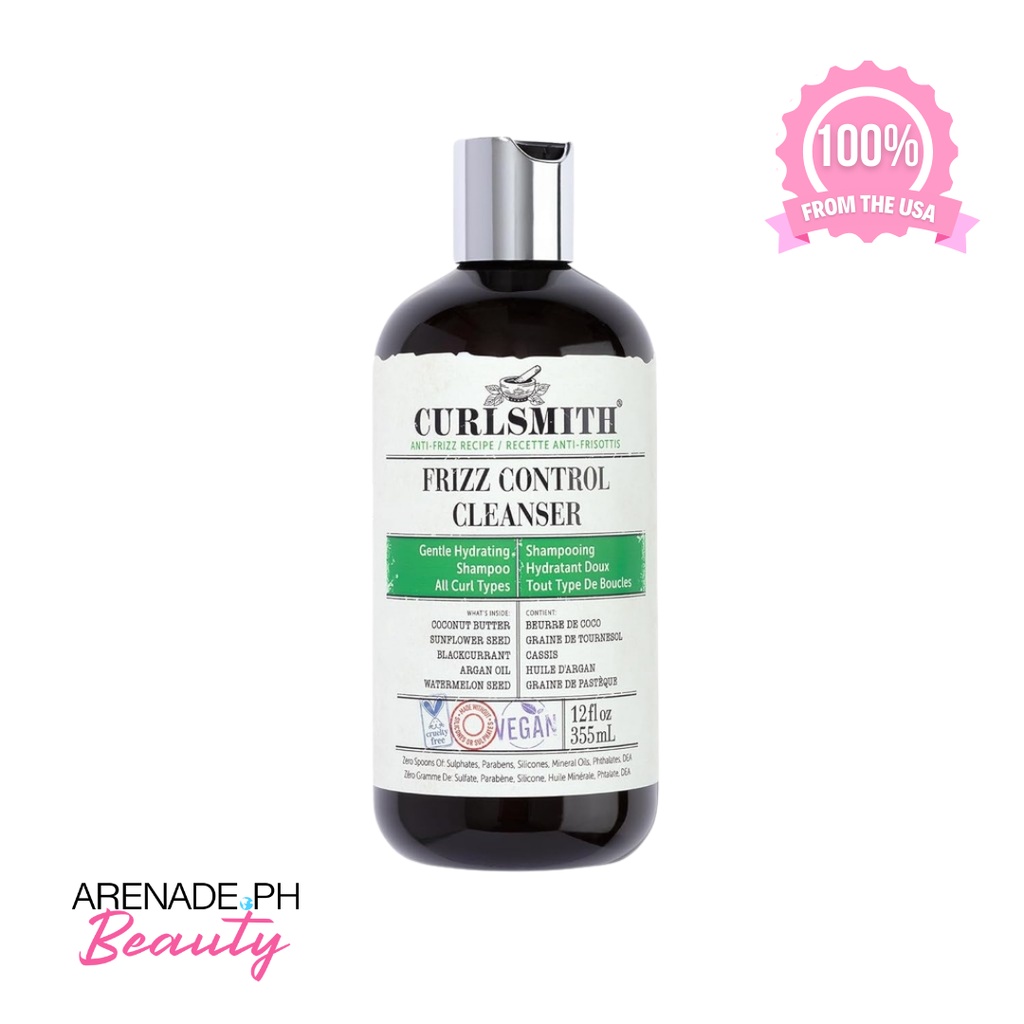 Curlsmith Anti Frizz Control Cleanser Gentle Hydrating Shampoo, All ...