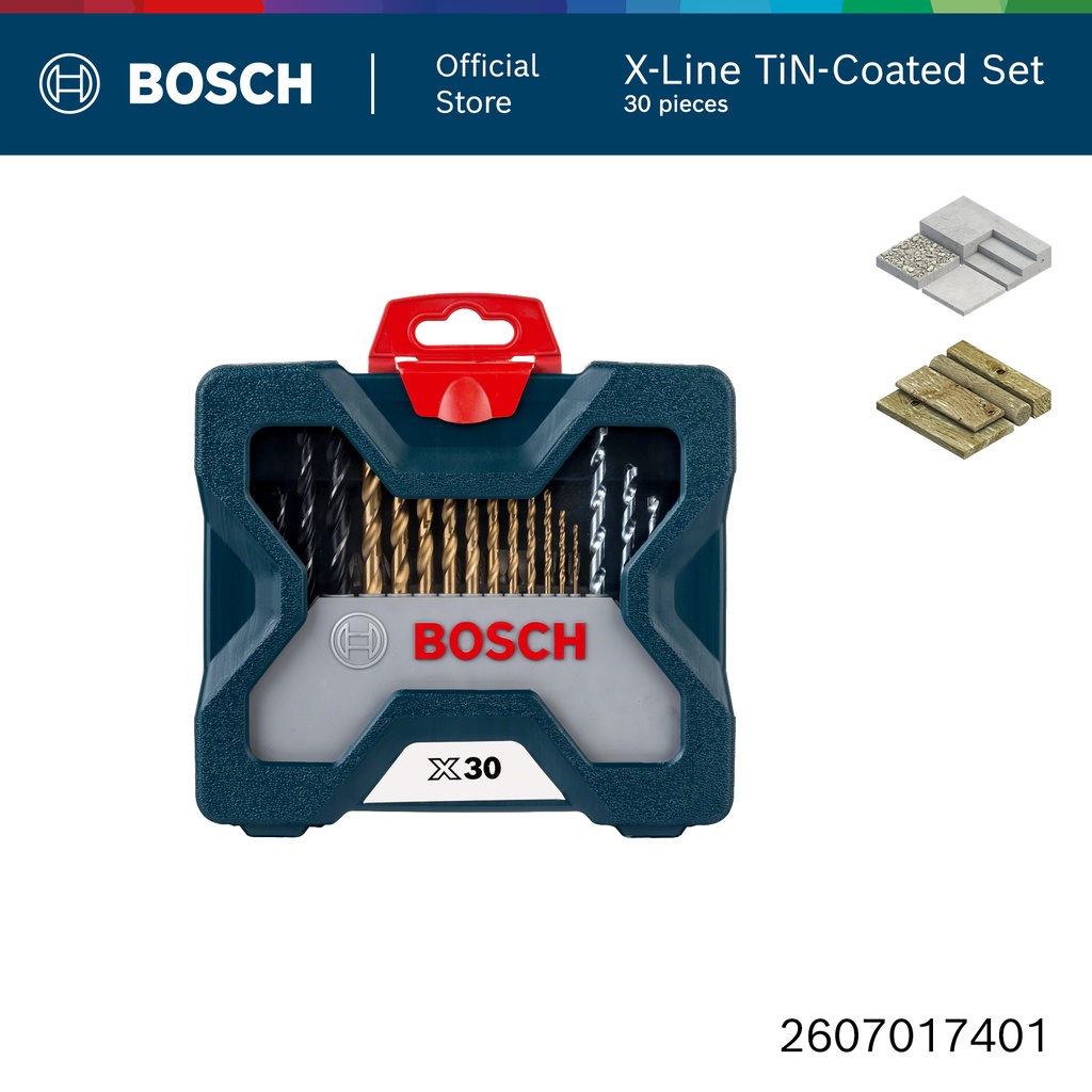 Bosch Accessories 30 pcs X-line Set | Shopee Philippines