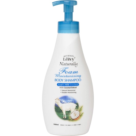 Leivy Foam Body Shampoo Goat Milk 1000ML #2 【Directly from Japan ...