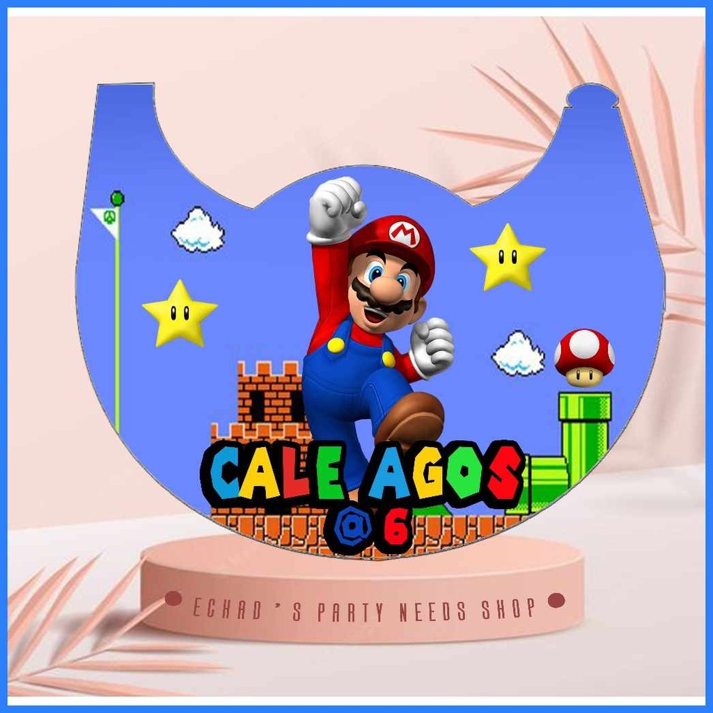 SUPER'Hw/MARIO]kD}Customize>w}Party>iP|Hats=pu|(10pcs./order) | Shopee ...