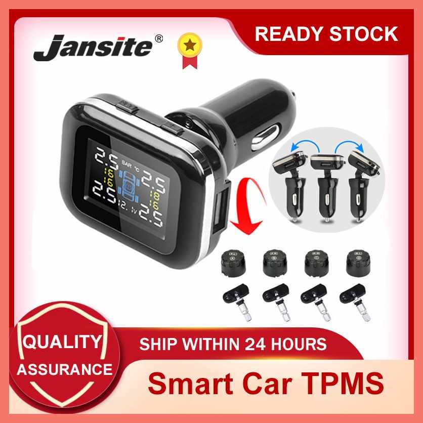 Jansite&mI.Multifunction'Ig^Car)d}TPMS>f}Tire>dn}Pressure>RH}Monitoring>UN}System>gA}4 Sensors ...