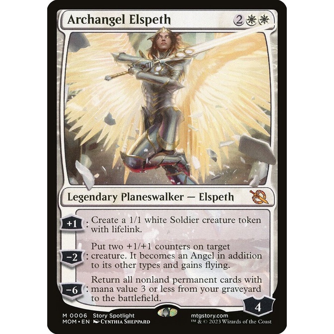 Archangel Elspeth MOM MTG Magic the Gathering | Shopee Philippines