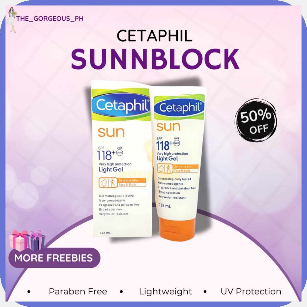 Cetaphil+T'Sunscreen/Sunblock.n+with;f&SPF`B&118+`s&Light`j&Weight`Q ...